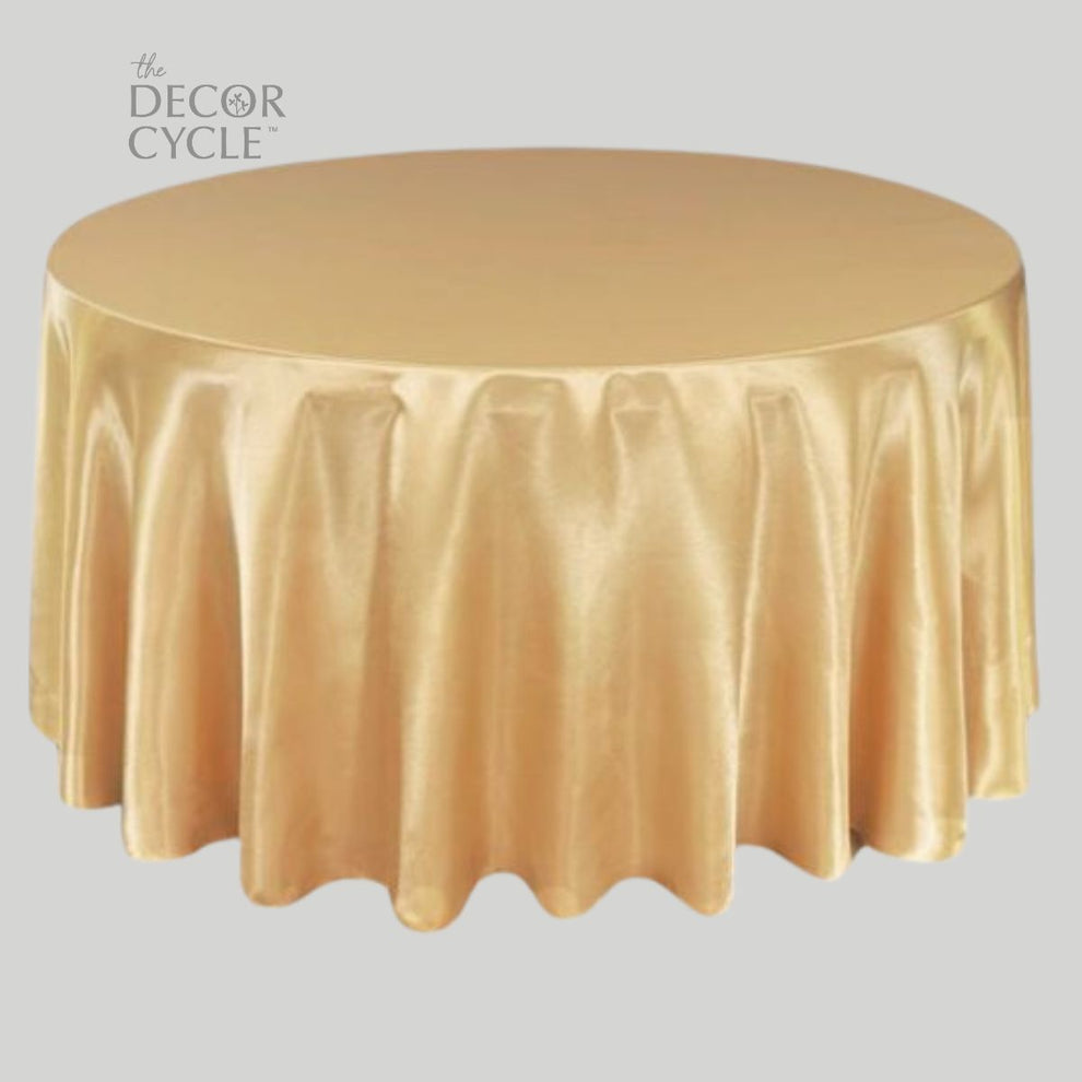 Satin Round Table Covers – The Decor Cycle