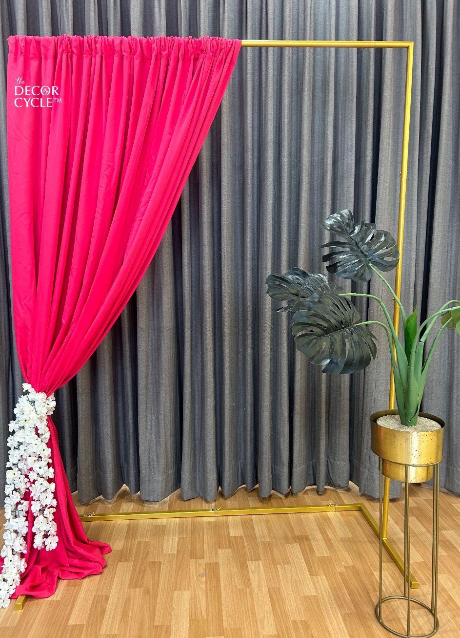 Dark Pink Drape – The Decor Cycle